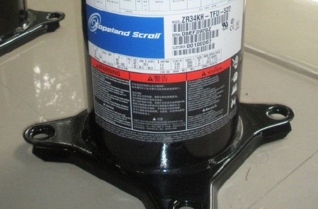 2.83HP R22 Refrigeration Scroll Compressor , Variable Speed Compressor ...